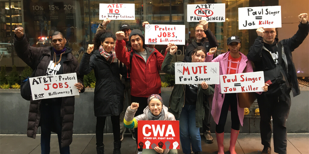 Activists Protest AT&T's New Plan to Cut Labor Costs | Communications ...