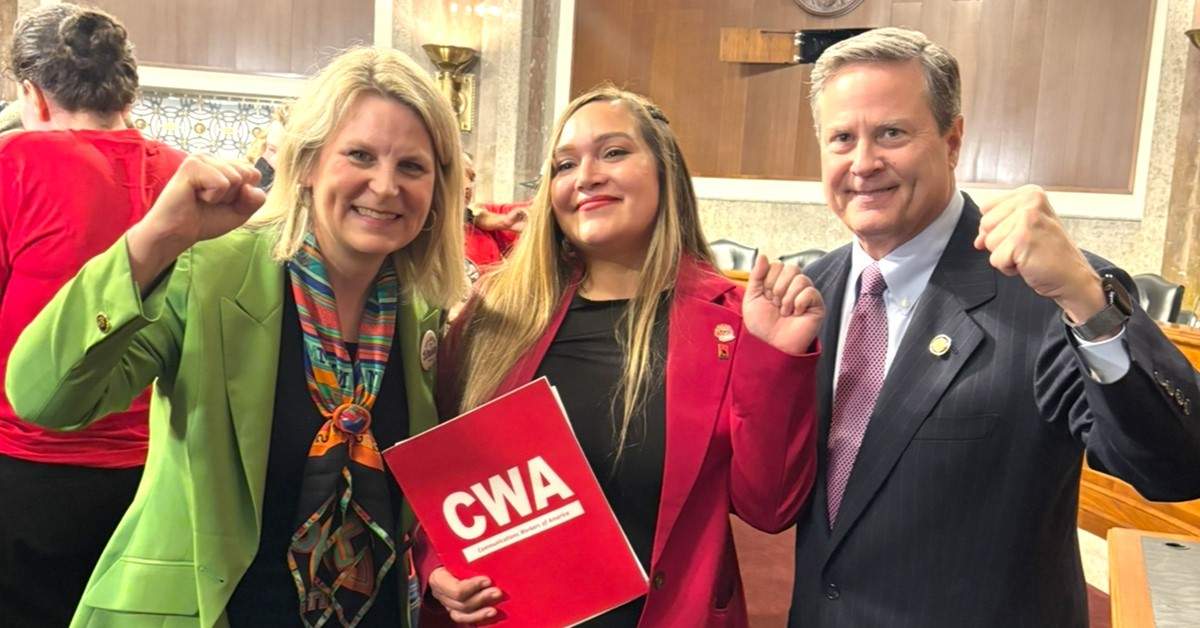 CWAer Takes to Capitol Hill to Fight for Worker Power | Communications ...